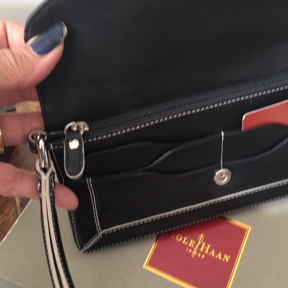 Cole Haan | Bags | Nwt Cole Haan Large Trinity Wallet In Box Black ...